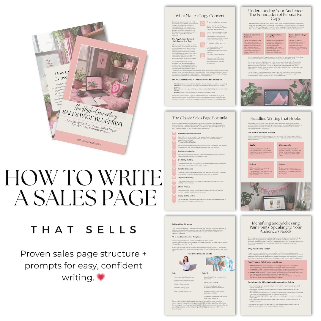 The High-converting Sales Page Blueprint | Step-by-step Copywriting ...