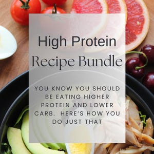High Protein Recipe Pack I Weight Loss Recipe Bundle I Recipe Guide and ...
