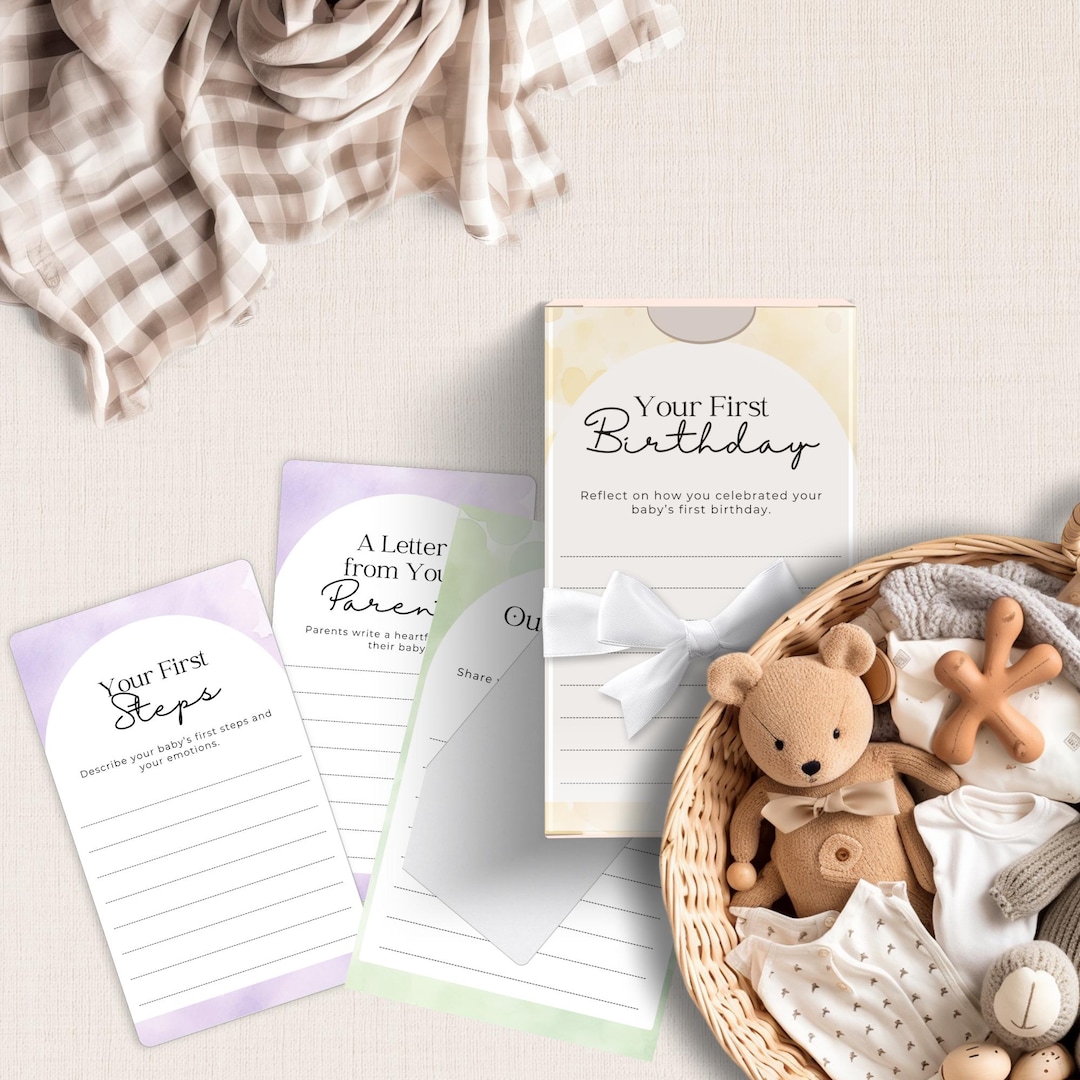 30 Printable Letters to Baby Cards – Keepsake Gift for Expecting Moms ...