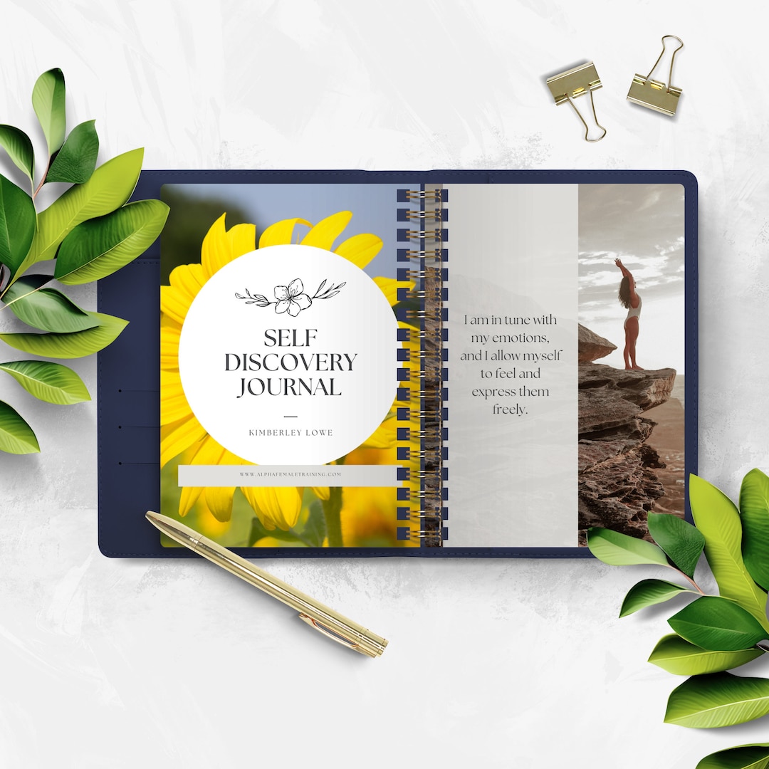 Self Discovery Journal, Printable Journal, Self-reflection, Self-help ...