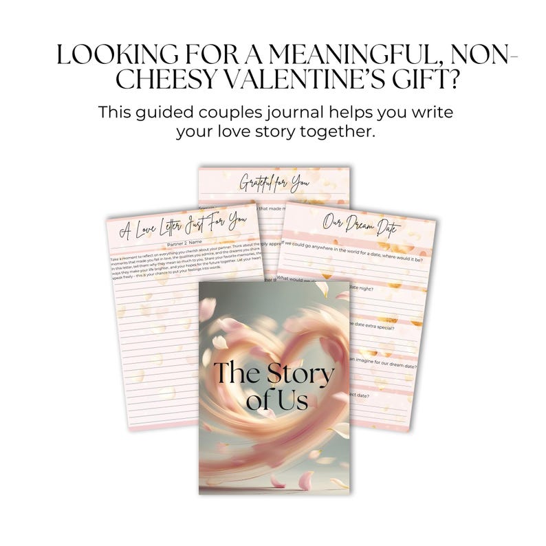 Valentine’s Couple Journal – Romantic Relationship Workbook PDF ...