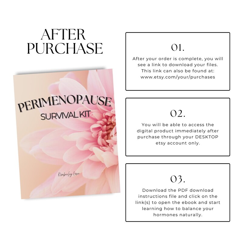 Perimenopause Survival Kit & Symptom Tracker | 90 Pages of ...