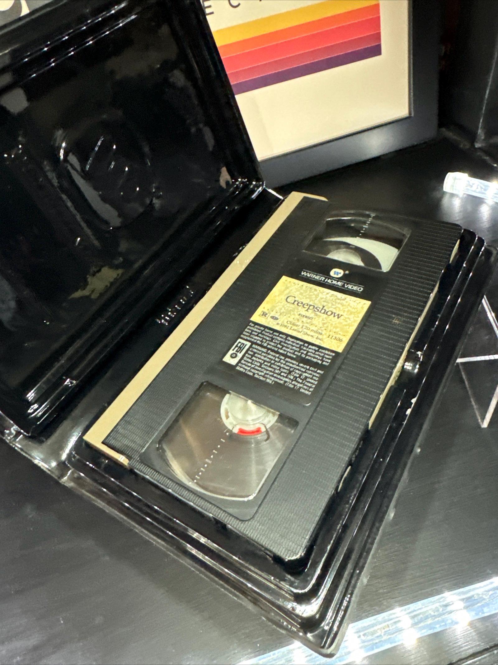 Creepshow VHS Clamshell Horror 1983 Warner Bros Stephen King George ...