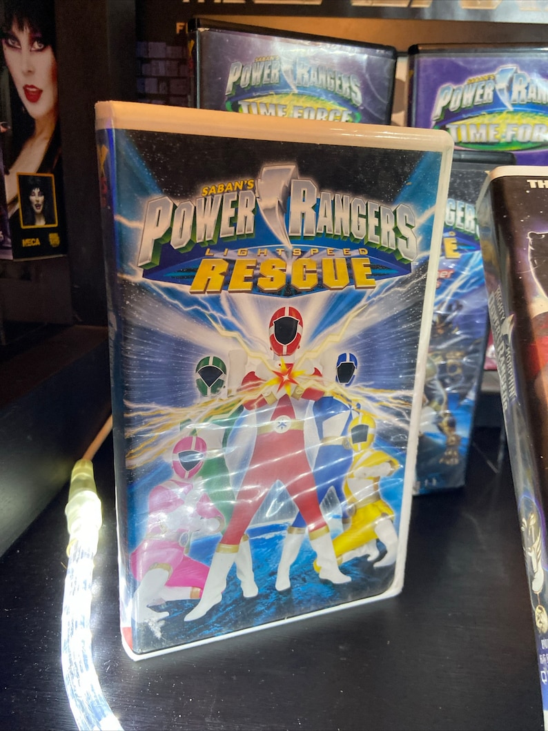 Mighty Morphin Power Rangers VHS Lot of 8 Quantum Ranger/rescue/time ...