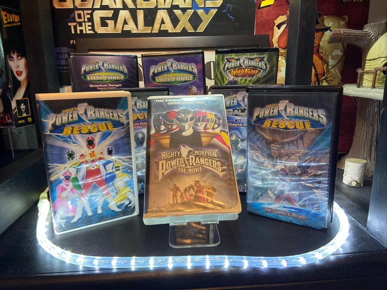 Mighty Morphin Power Rangers VHS Lot of 8 Quantum Ranger/rescue/time ...
