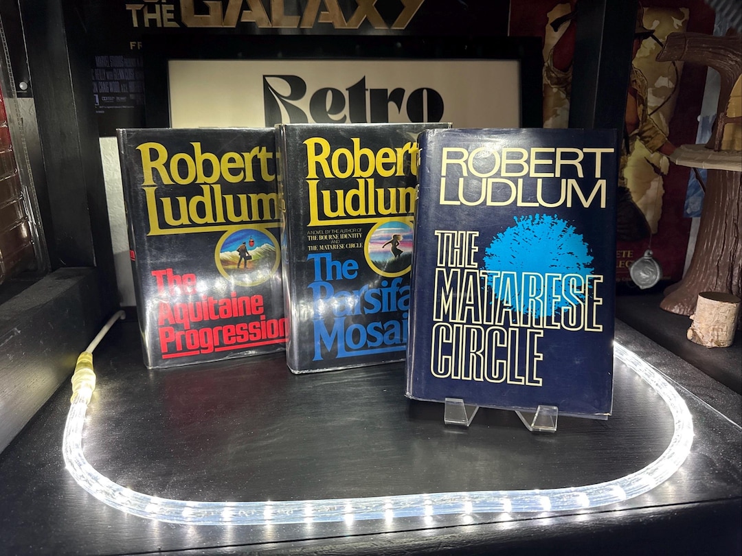 The Matarese Circle Robert Ludlum First Printing 1979 HC/DJ Bundle Lot ...