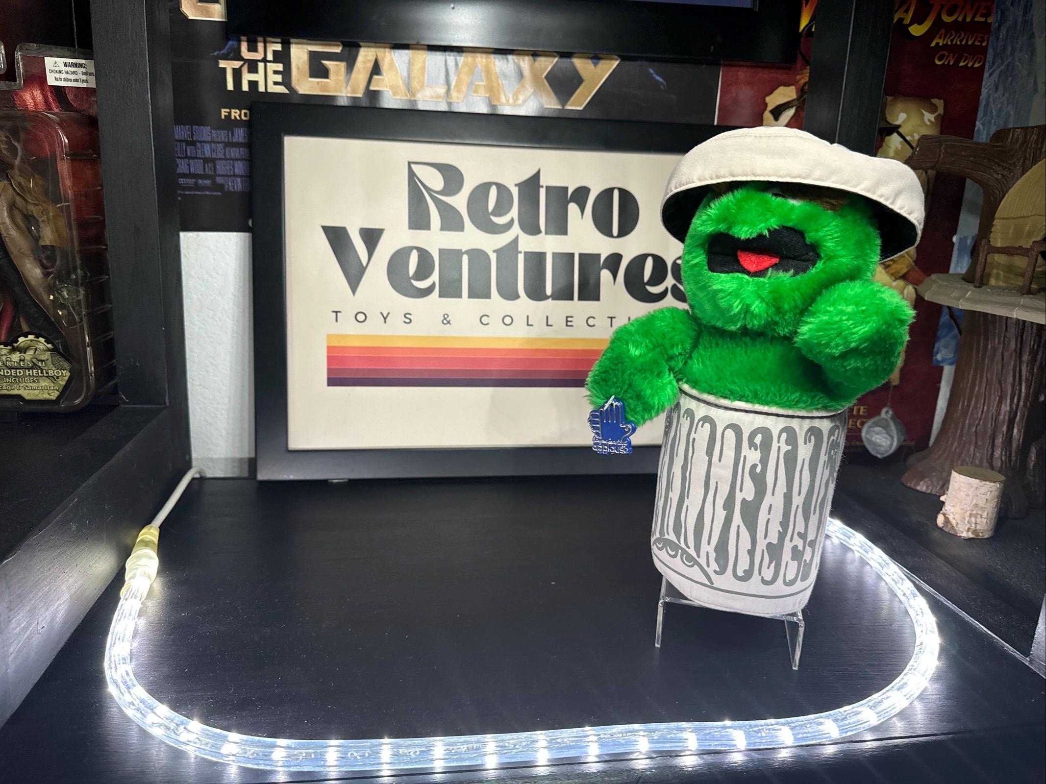 Sesame Street Oscar the Grouch Plush Stuffed Toy Animal 1992 Applause ...