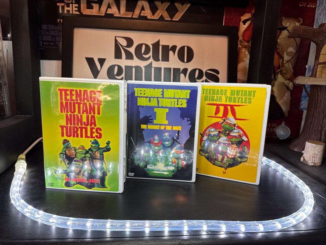 Teenage Mutant Ninja Turtles TMNT 1 2 3 Dvds Trilogy Complete 2002 ...