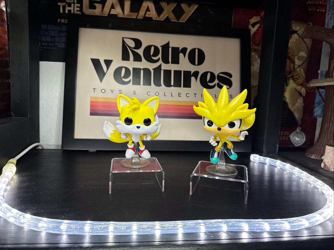 Super Tails & Super Silver 2 Pack Funko Pop! Games Sonic Loose VG+ - Etsy