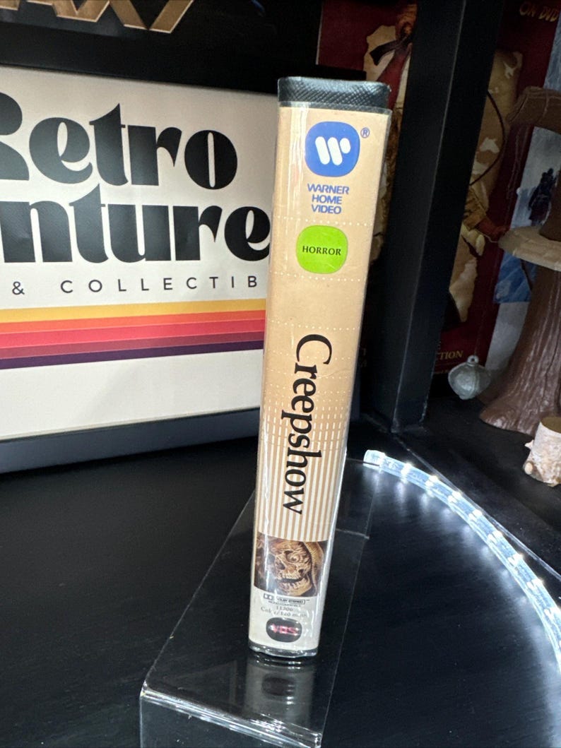 Creepshow VHS Clamshell Horror 1983 Warner Bros Stephen King George ...