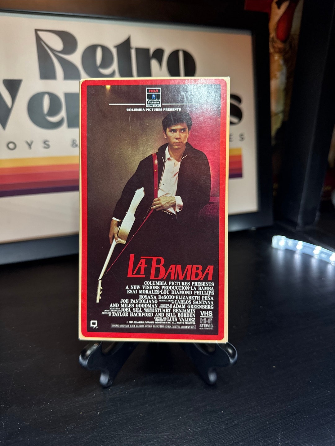 La Bamba VHS, 1988 Lou Diamond Phillips RCA Side Loader Non-rental VG ...