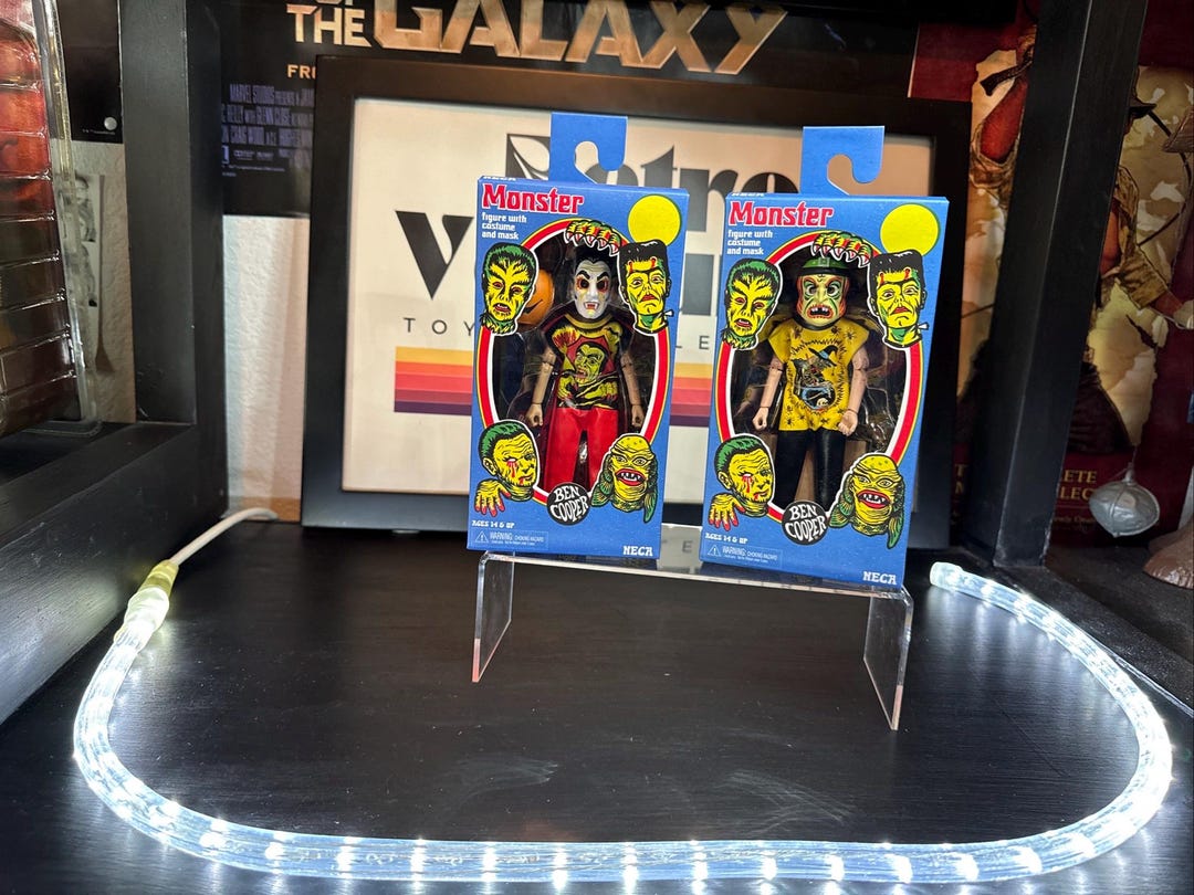 NECA Ben Cooper Witch & Dracula Action Figures Costume and Mask ...