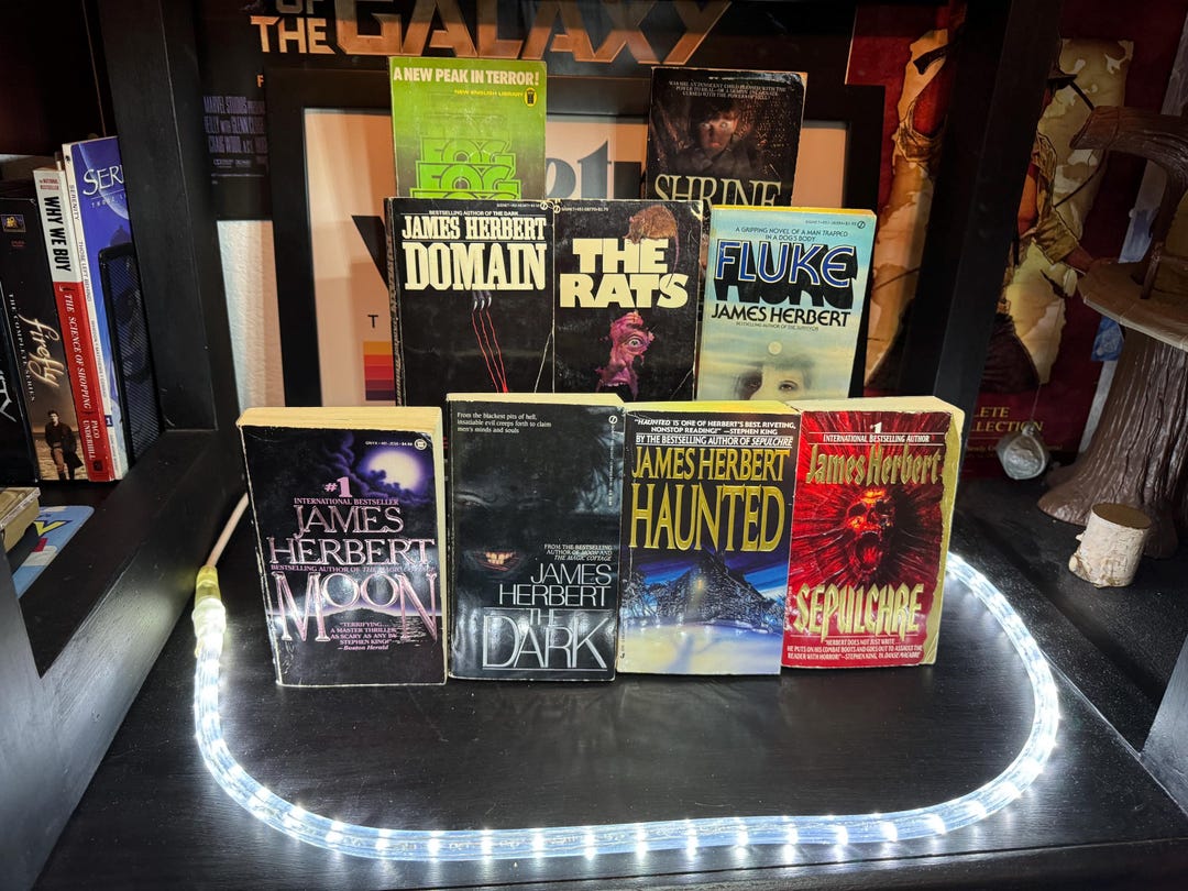 James Herbert Lot of 9 Paperback 1st Printing 80’s Vintage Horror Books G - VG - Etsy