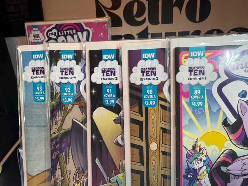 My Little Pony Friendship is Magic 89-98 IDW Comic Book Cover A Bag ...