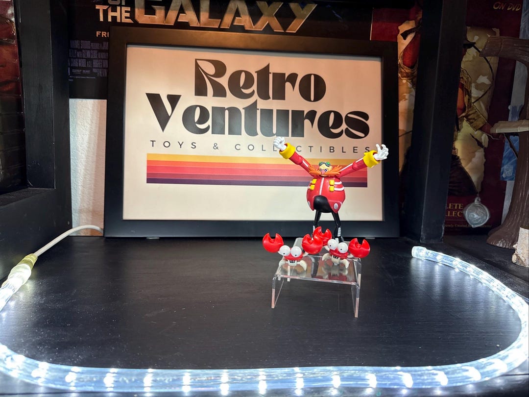 Dr. Eggman Sonic the Hedgehog Robotnik Jakks 4 Posable Action Figure W ...