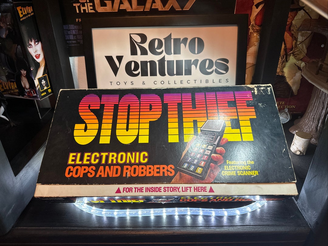 Stop Thief Electronic Cops & Robbers Board 1979 Game Tested Working ...