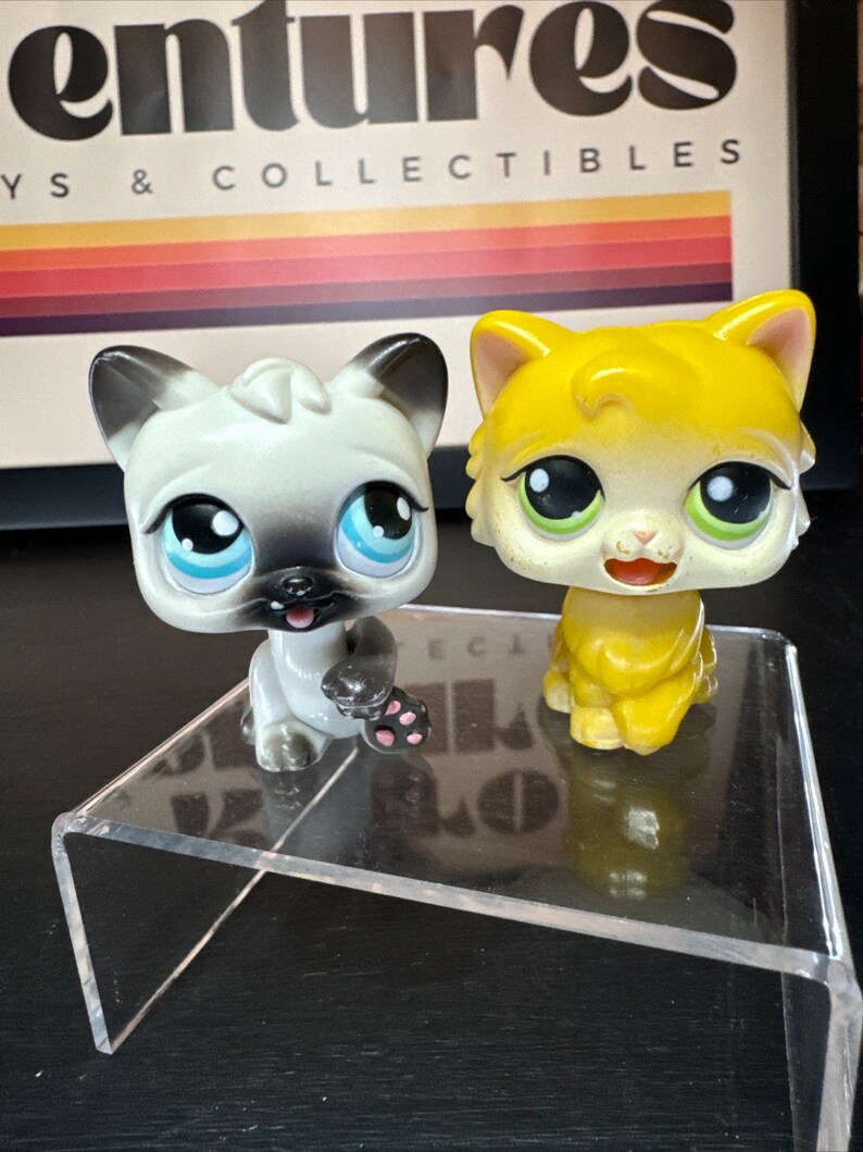 LPS Littlest Pet Shop First Gen Cat Set First Edition Rare 2005 ...