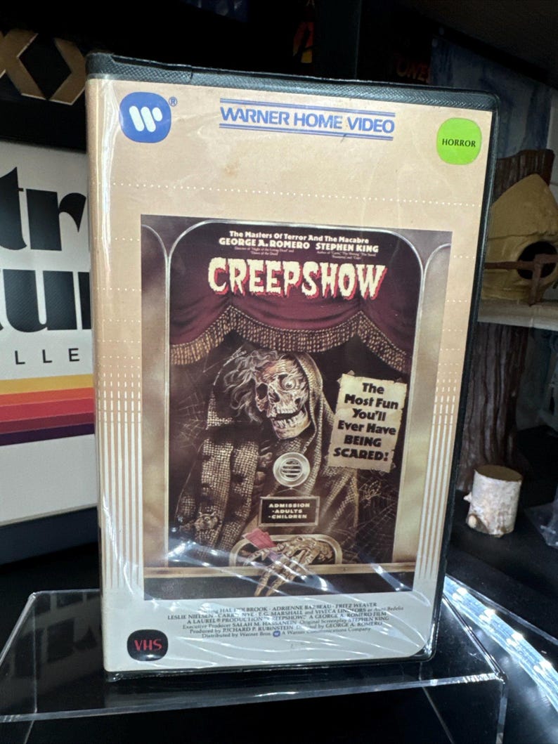 Creepshow VHS Clamshell Horror 1983 Warner Bros Stephen King George ...