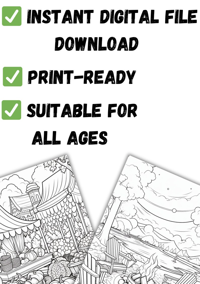100 Autumn Coloring Pages | Fall Season Color Book | Autumn Art ...