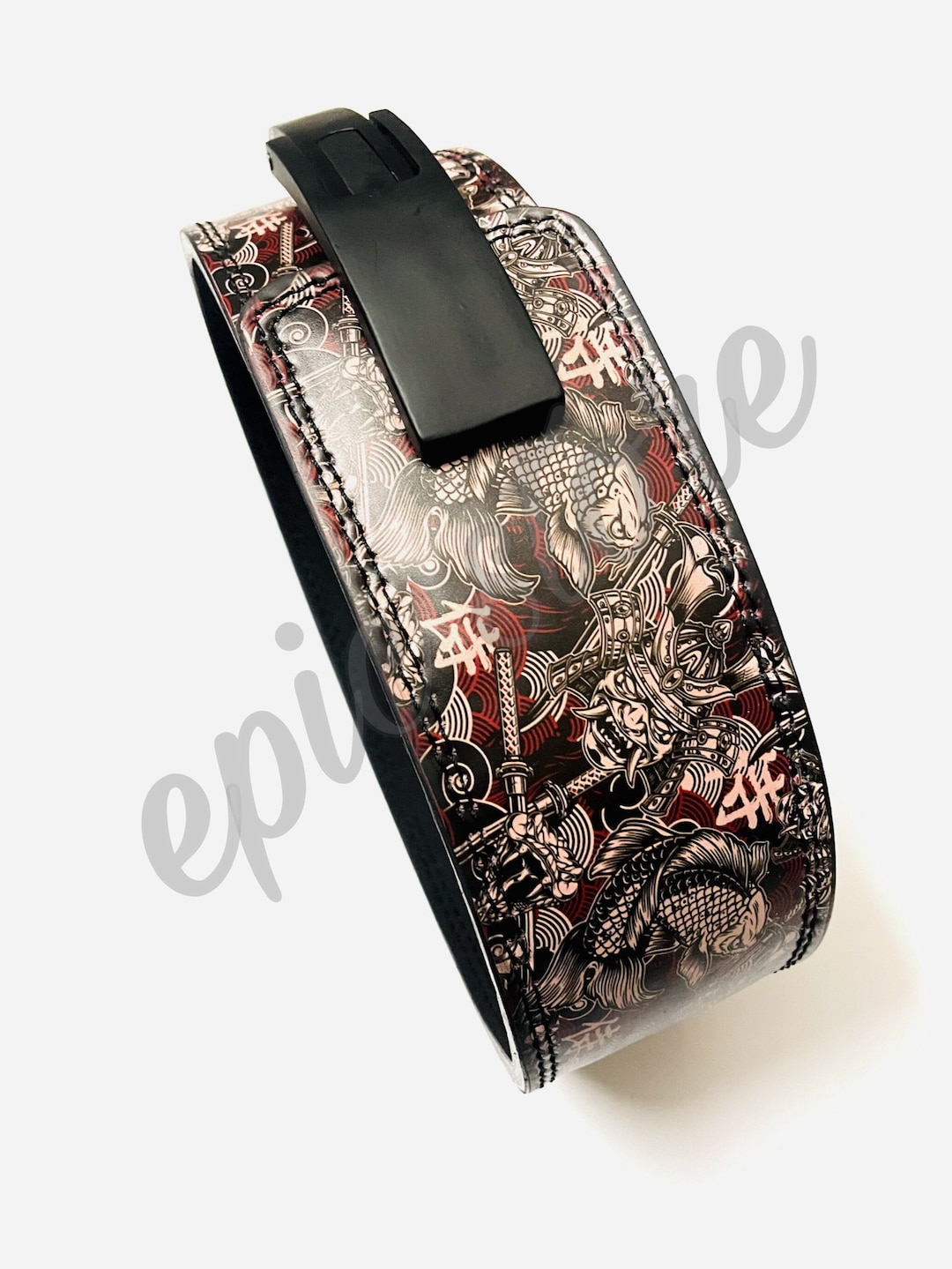 Japanese Samurai Powerlifting Belt | Weightlifting Belt | Lever Belt ...