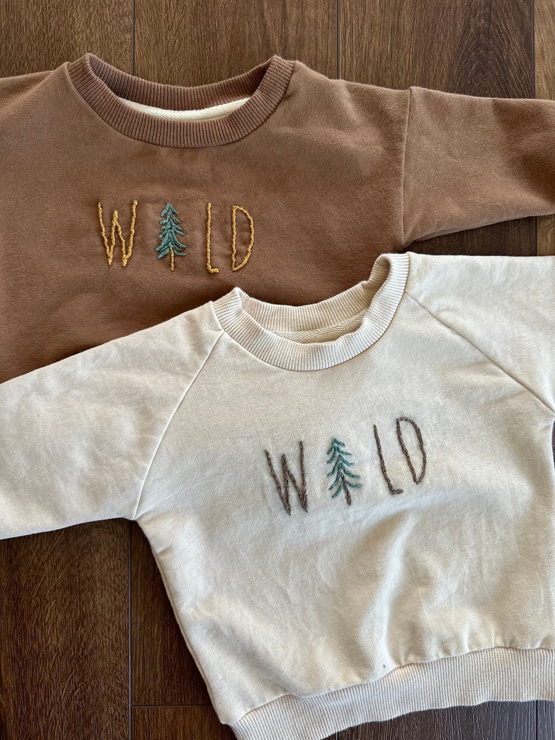 Hand Embroidered Sweatshirt - Etsy