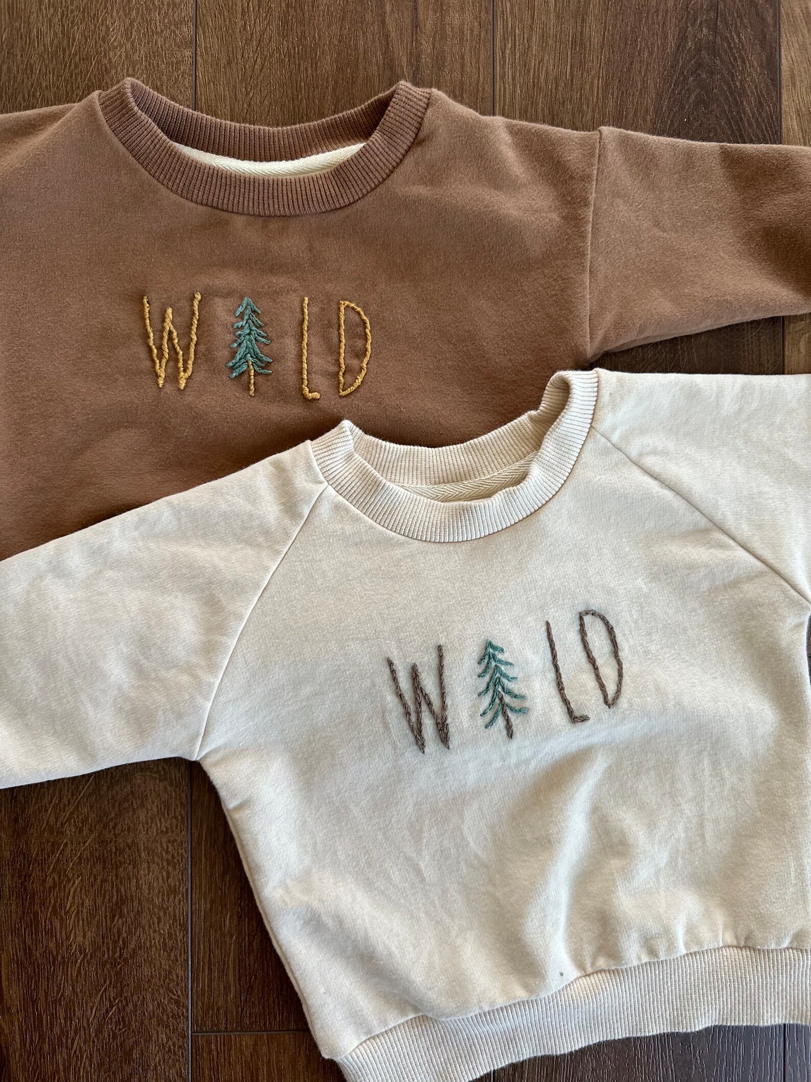 Hand Embroidered Sweatshirt - Etsy