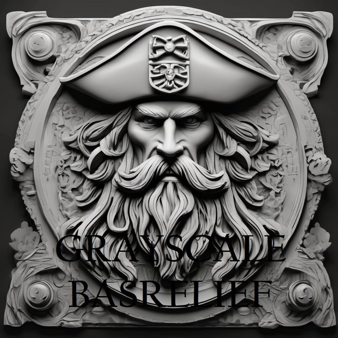 Pirate Set X5 Basrelief Digital Artwork Laser Engraving Cnc Machines ...