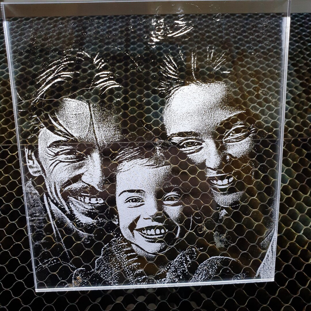 Acrylic Co2 Portrait Engraving - Immortalize Precious Moments With ...