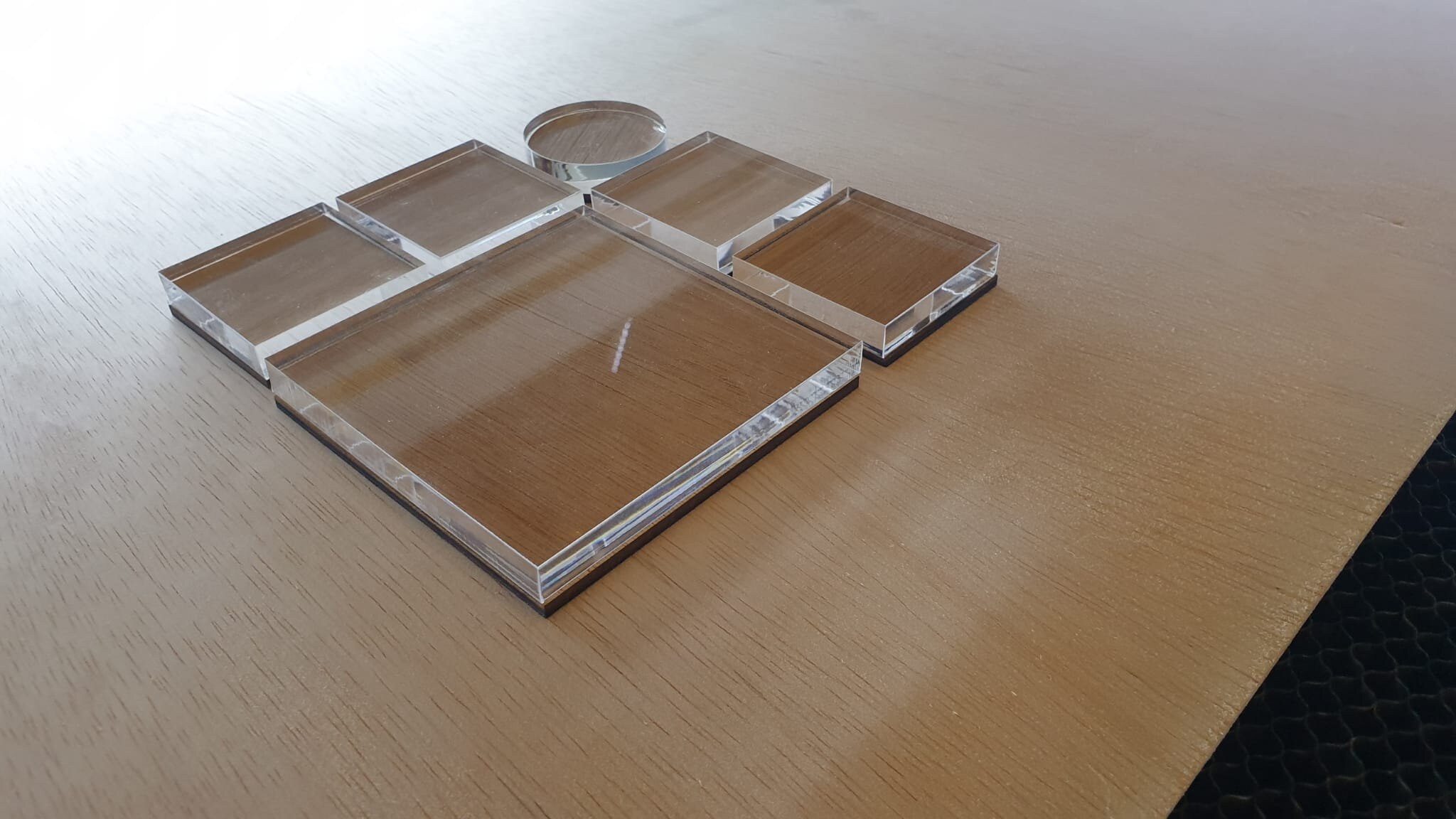 XYZ PACK Photography Flat Lay Kit - Acrylic/wood Styling Blocks - Flat ...