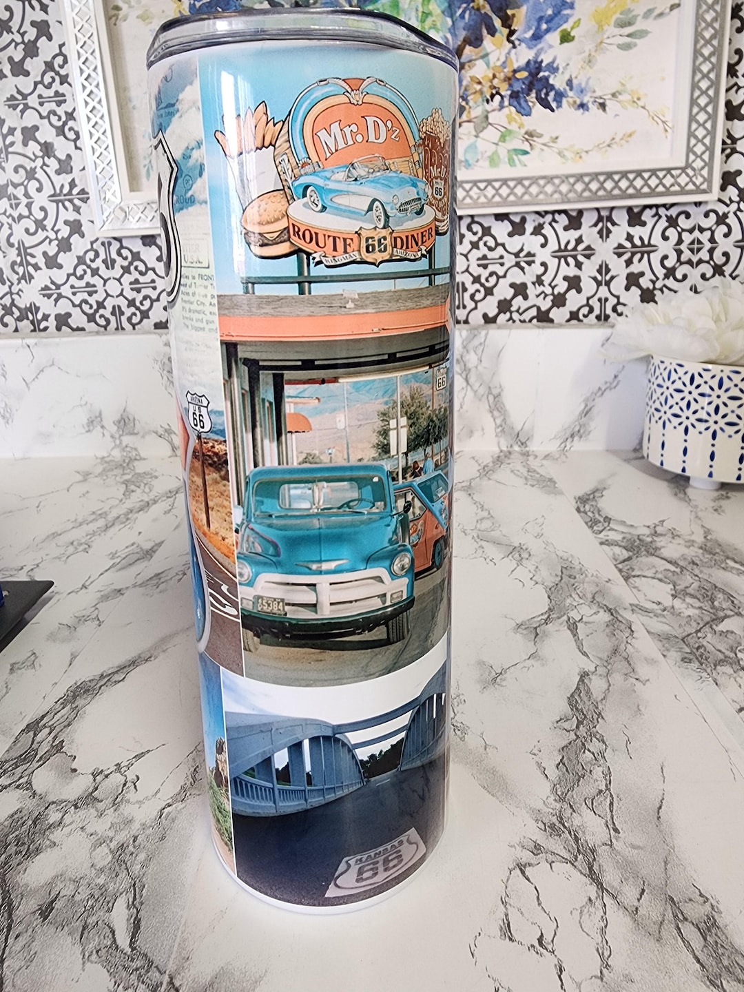 Route 66 Tumbler - Etsy