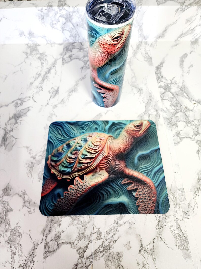 Sea Turtle Mouse Pad - Etsy