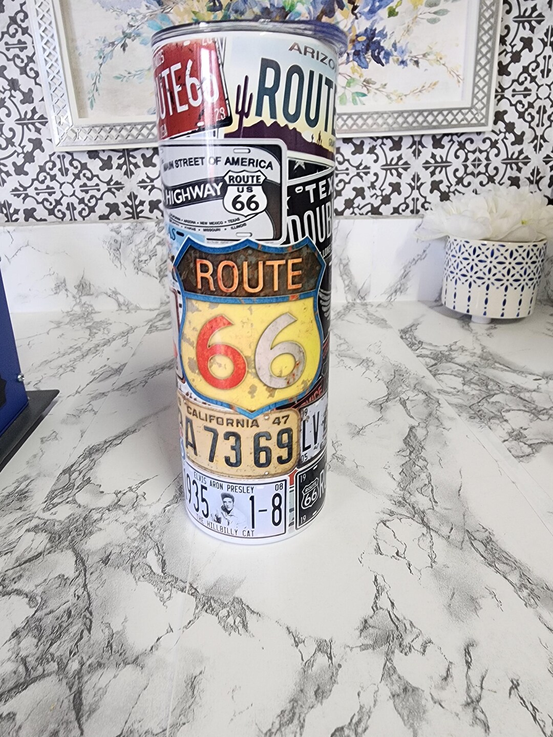 Route 66 Tumbler - Etsy