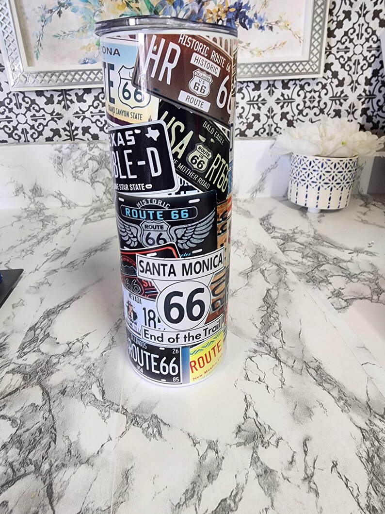 Route 66 Tumbler - Etsy
