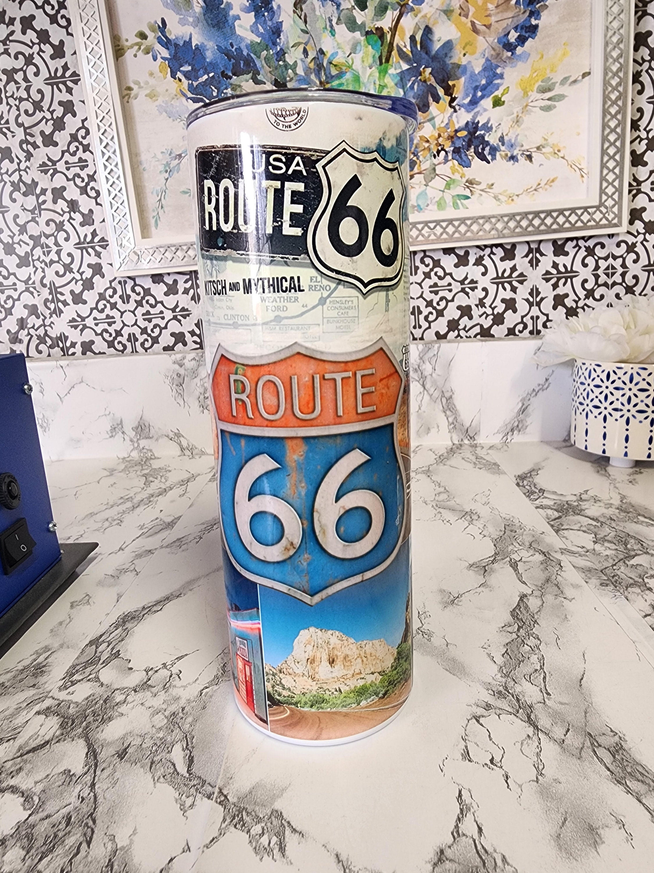 Route 66 Tumbler - Etsy