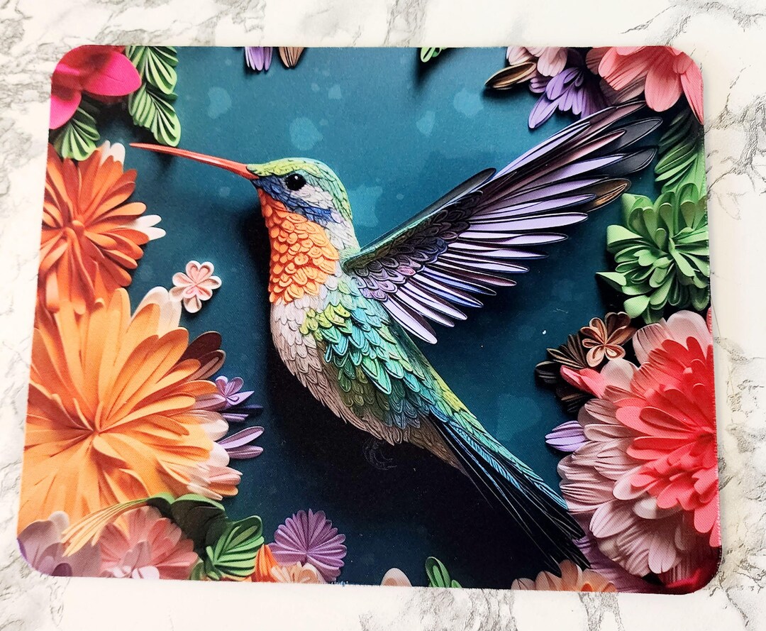 Hummingbird Mouse Pad - Etsy