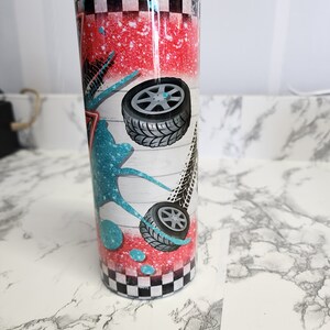 Race Lightning Bolt Tumbler - Etsy