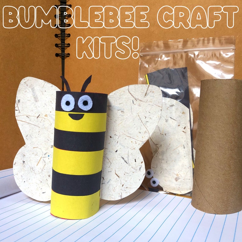 Bumblebee Craft Kits, Class Activity, Party Favor - Etsy