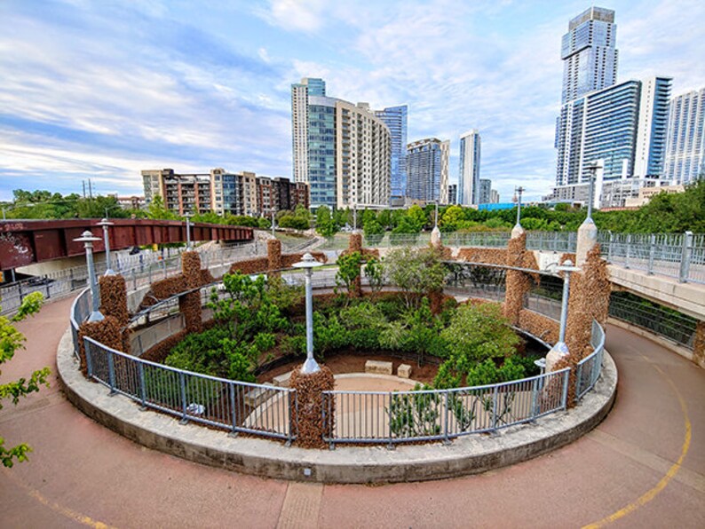 Pfluger Pedestrian Bridge Downtown Austin Texas - Etsy
