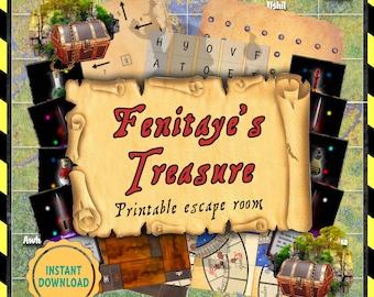 Escape Room Game DIY Printable Game Kit Escape Room Gift for Kids ...