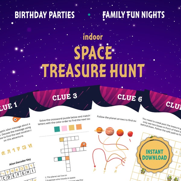 Space Themed Scavenger Hunt Ideas at Zoe Walker blog