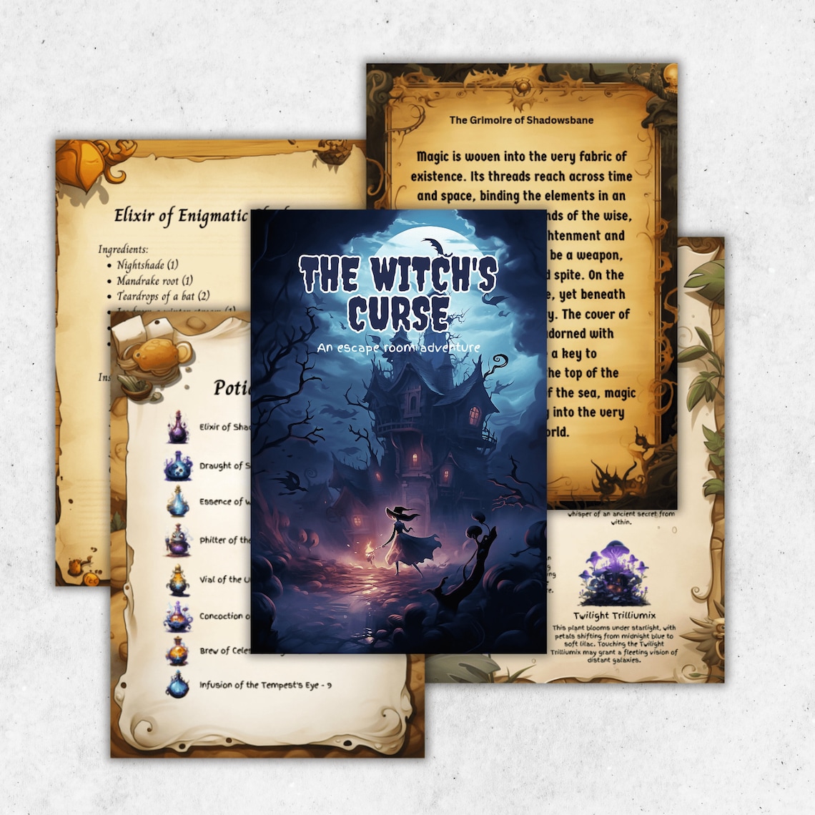 Escape Room Game DIY Printable Game Kit Escape Room Gift for Kids ...