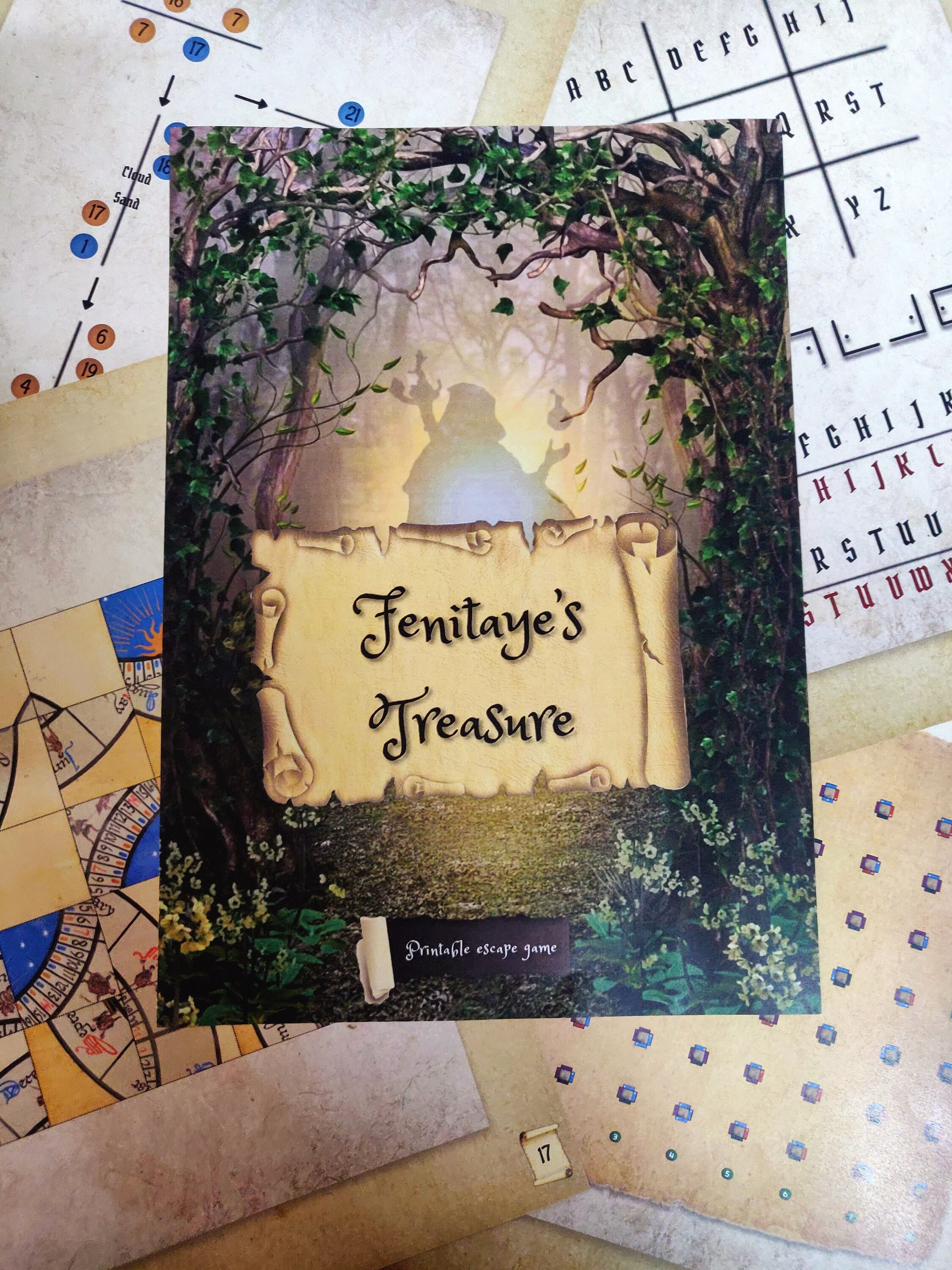 Fenitaye's Treasure Escape Room Game: Printable Puzzle Adventure ...