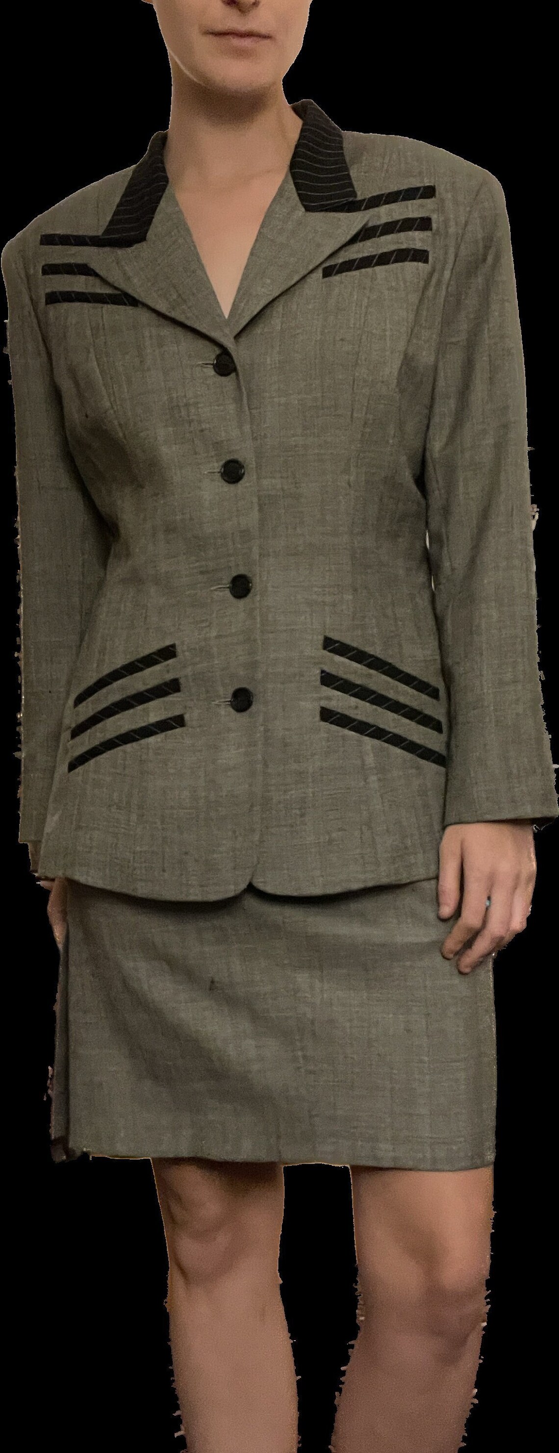 Vintage Norma Kamali Women's Suit Set - Etsy