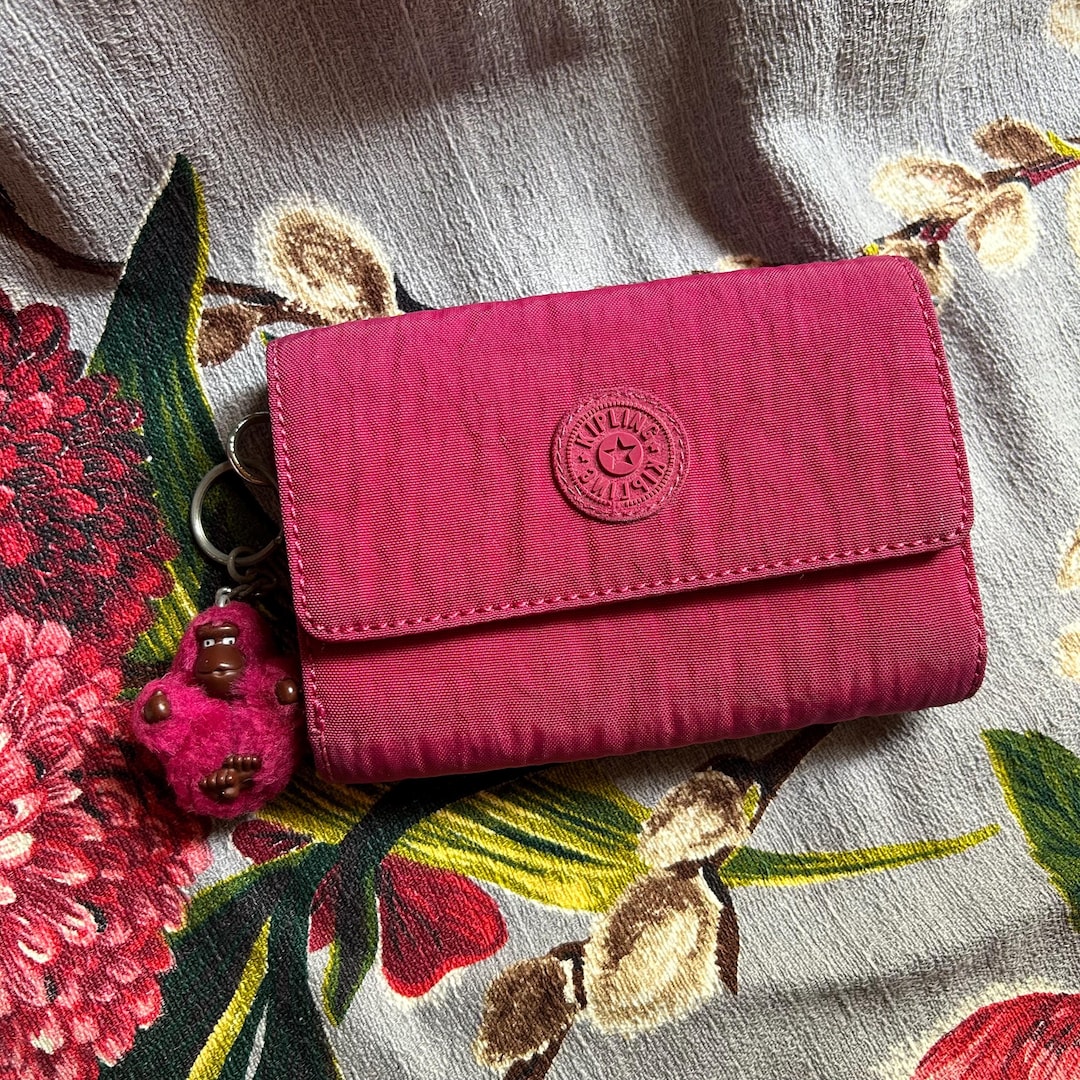 Kipling Trifold Wallet With Kipling Monkey - Etsy