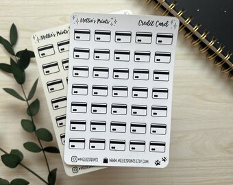 Spend Tracker Planner Stickers Money Tracker Stickers - Etsy