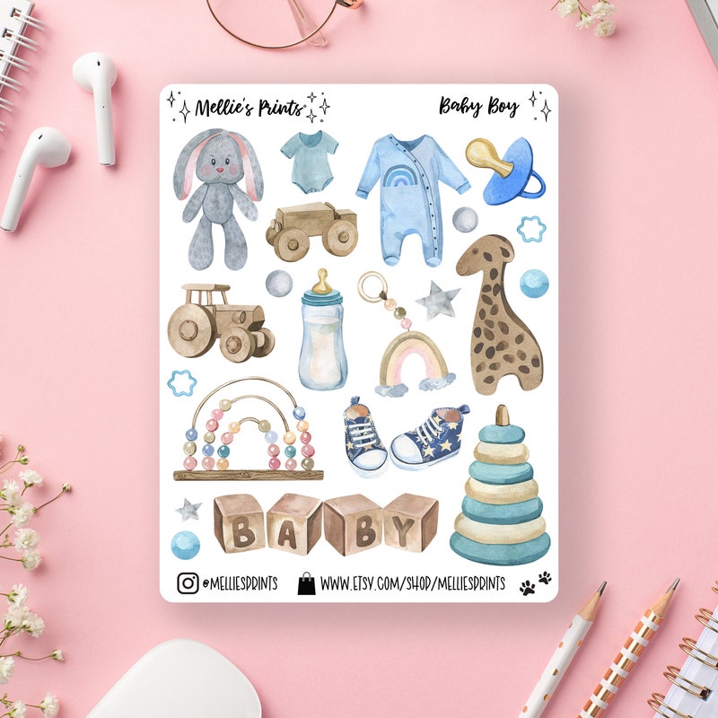 Baby Stickers - Etsy