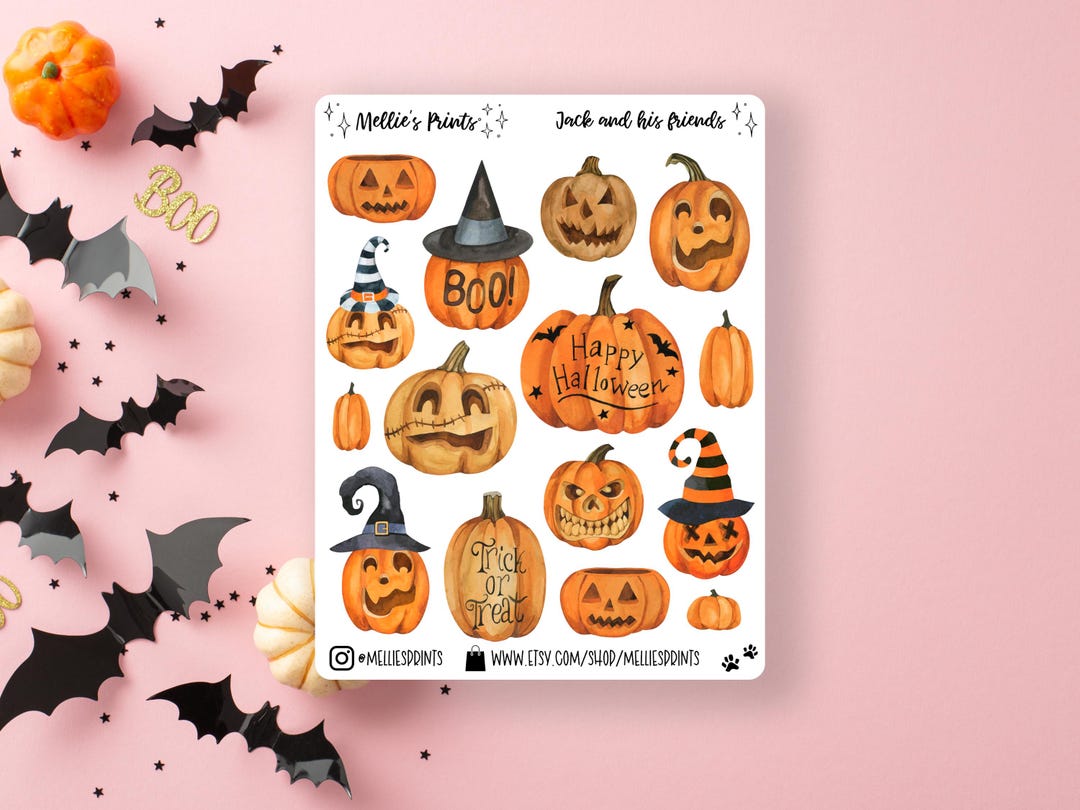 Jack and His Friends | Planner Sticker, Scrapbook Stickers, Bullet ...