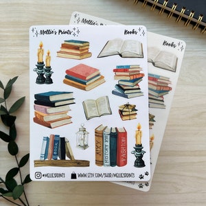Books Planner Stickers, Scrapbook Stickers, Bullet Journal Stickers ...