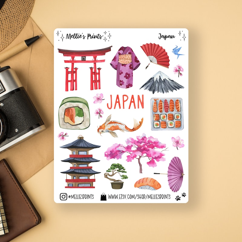 Asian Anime Stickers - Etsy
