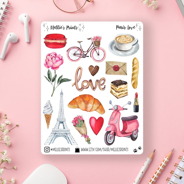 Paris Sticker - Etsy